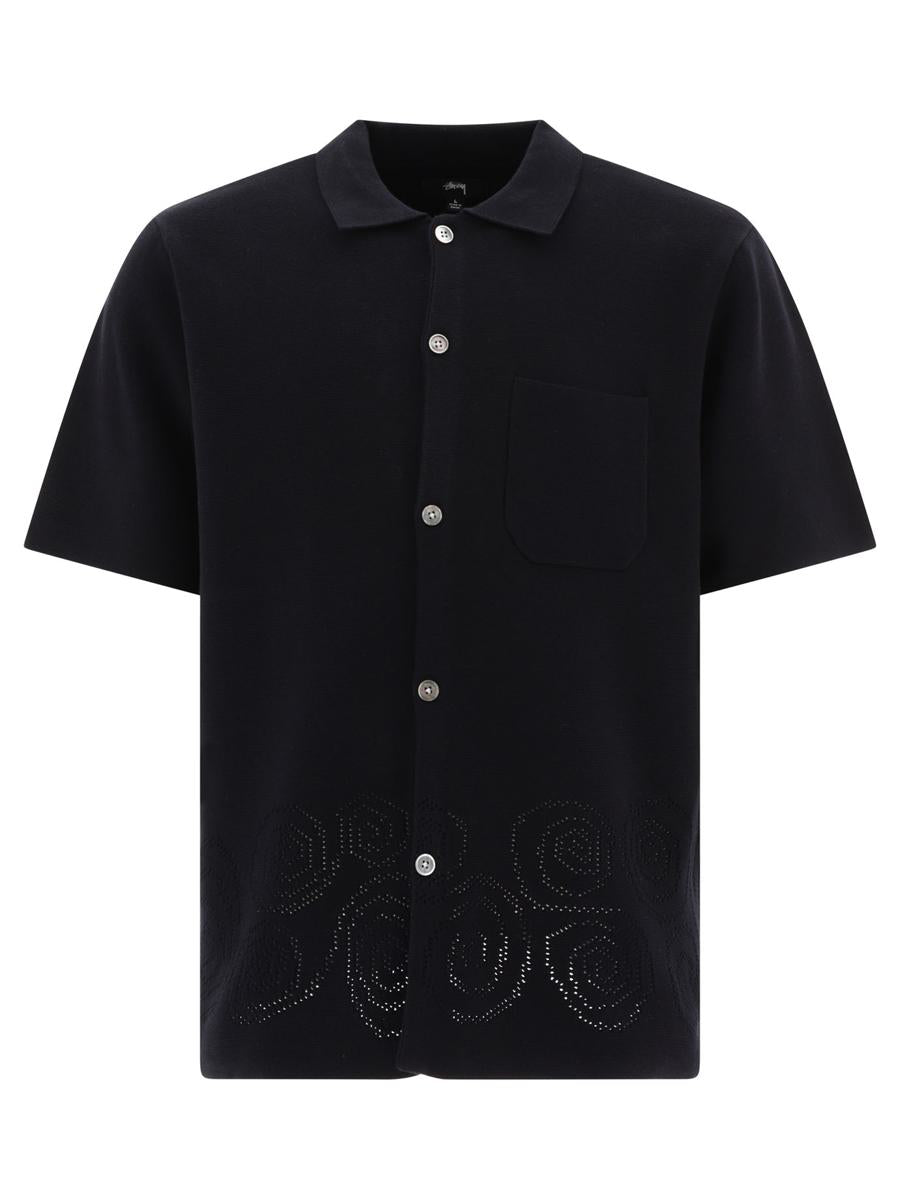 StüSsy Perforated Swirl Knit