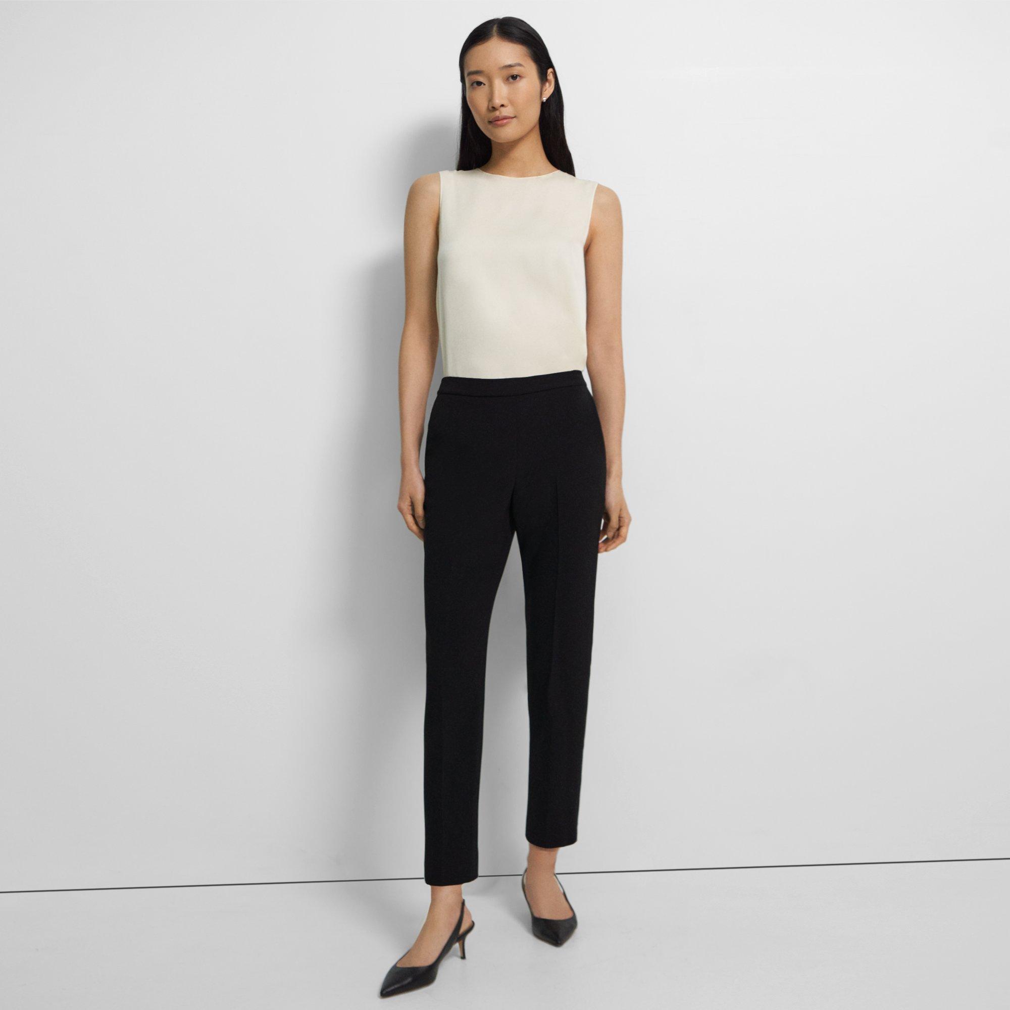 THEORY Theory Treeca Pull-On Pant in Admiral Crepe