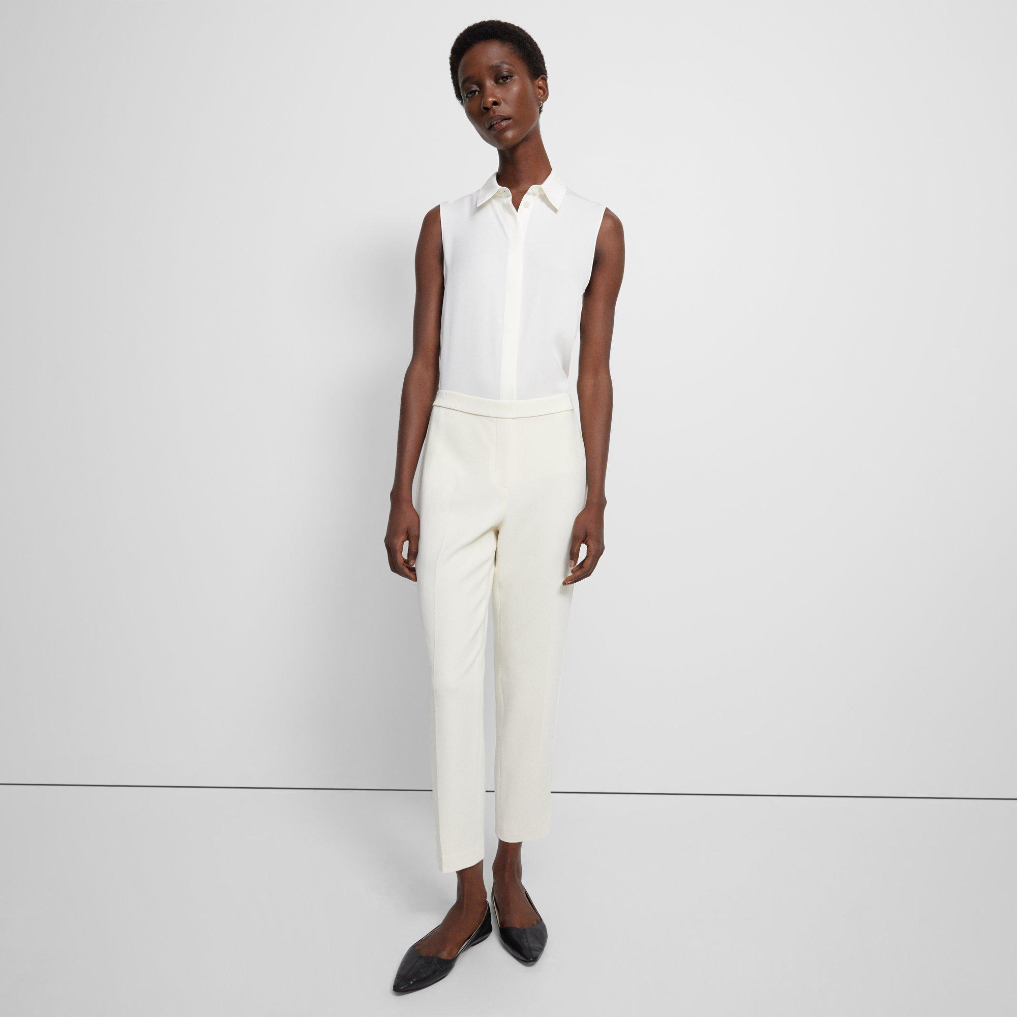 THEORY Theory Treeca Pull-On Pant in Admiral Crepe