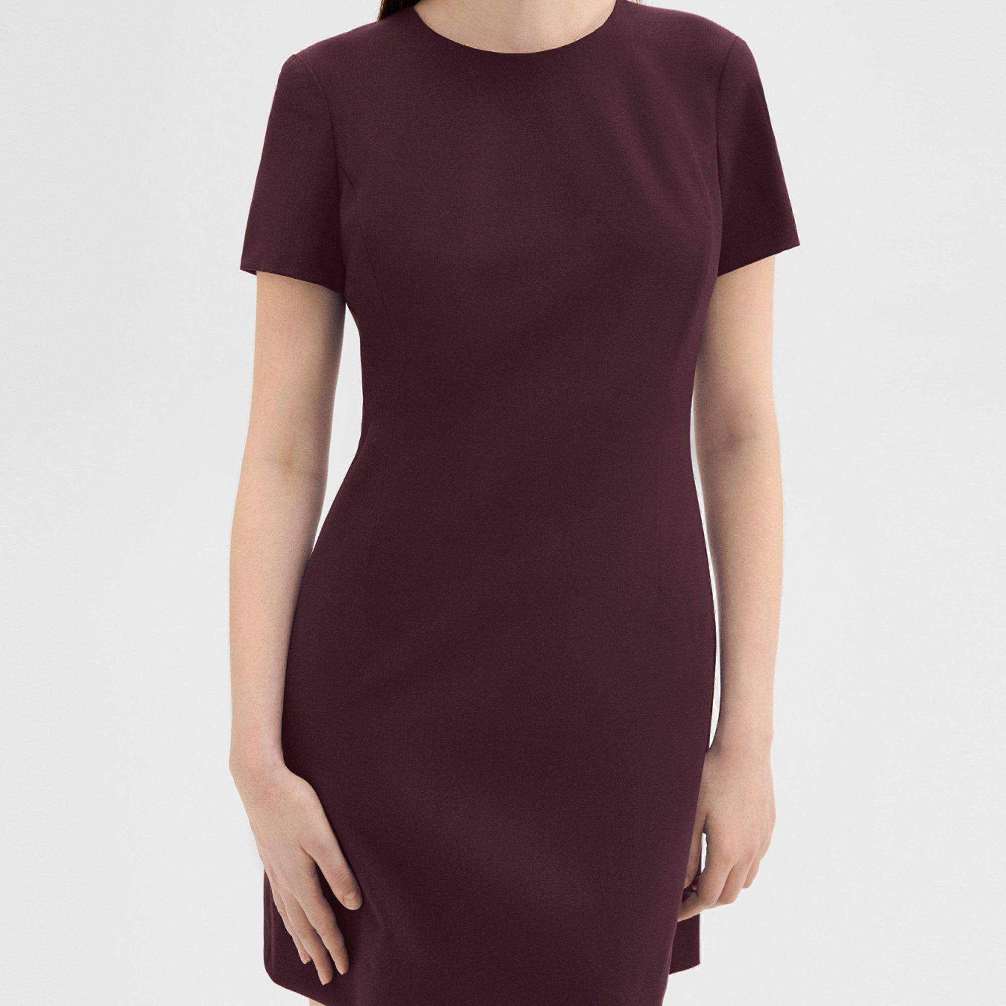 Theory Sheath Dress In Good Wool - Nocturne Navy - 40% Off | Editorialist Theory Sheath Dress In Good Wool - Nocturne Navy - 40% Off | Editorialist