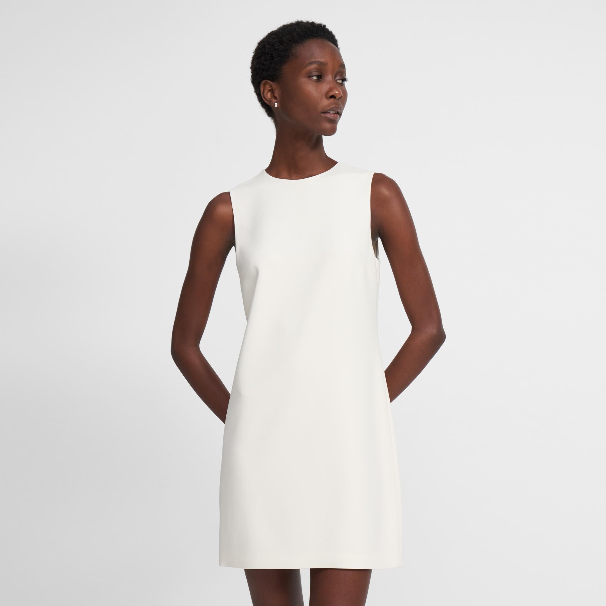 Theory Admiral Crepe Shift Dress - Bloom - 40% Off | Editorialist