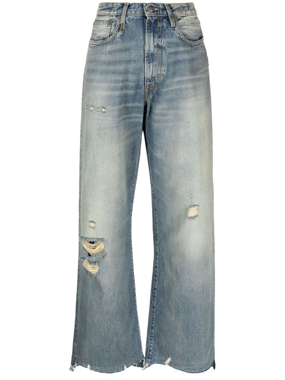 R13 デニムWayne　パンツ　25インチ　ML Buy R13 Wayne Wide-leg Jeans - Blue At 19% Off | Editorialist