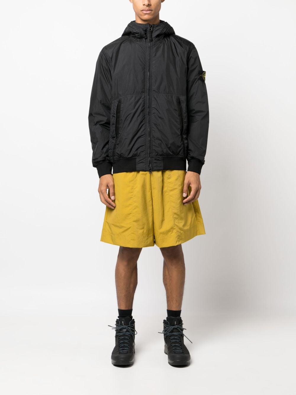 STONE ISLAND Stone Island Compass Patch Hooded Jacket