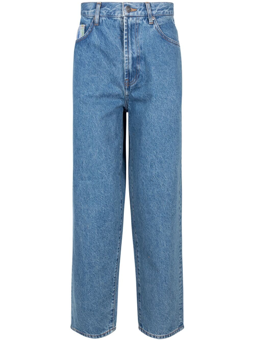 Supreme X Coogi Embroidered Baggy Jeans - Blue | Editorialist