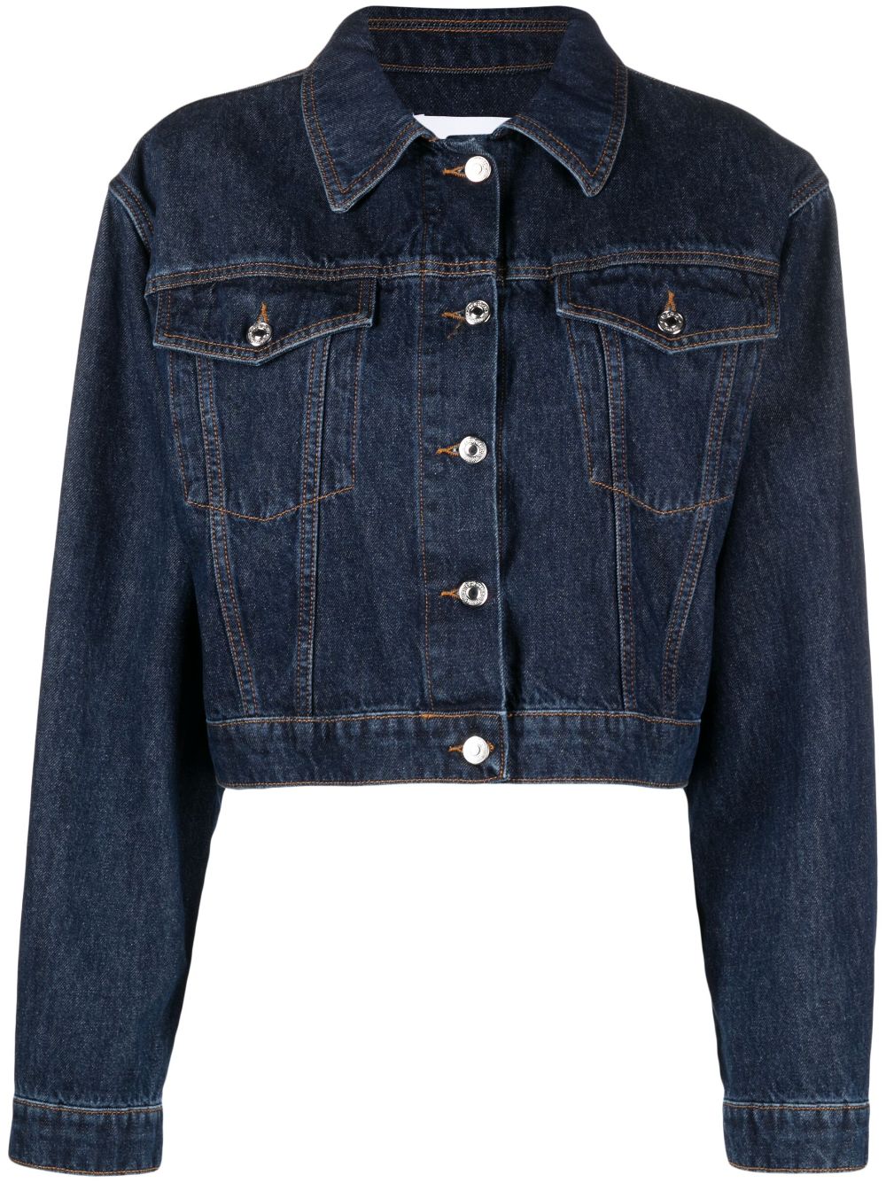 MSGM MSGM Spread-Collar Denim Jacket