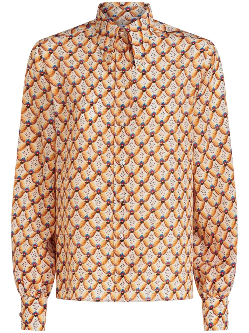 ETRO ETRO Floral-Print Silk Shirt