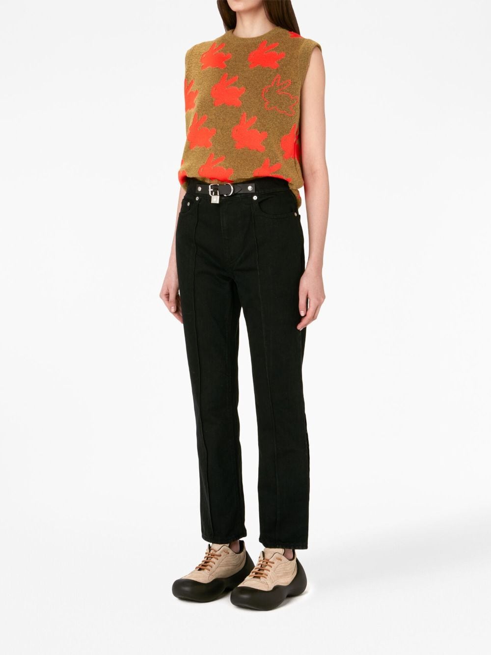 JW ANDERSON JW Anderson Padlock-Detail Slim-Fit Jeans