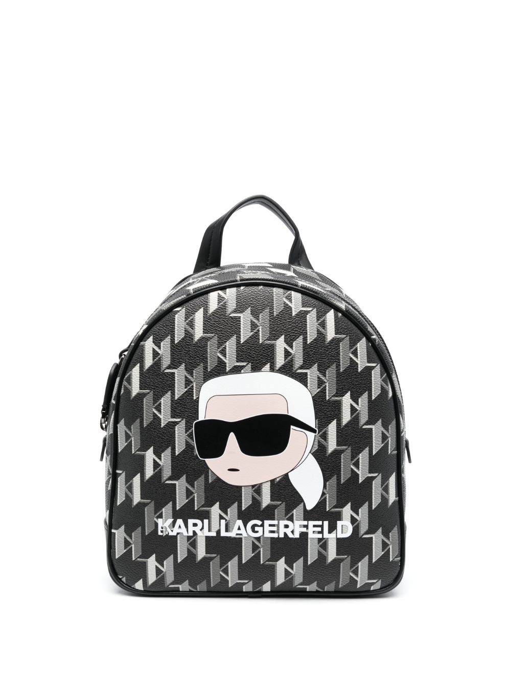 Karl Lagerfeld K/Ikonik 2.0 monogram backpack KARL LAGERFELD backpack K / Ikonik 2.0 CC Monogram Backpack  main image 3