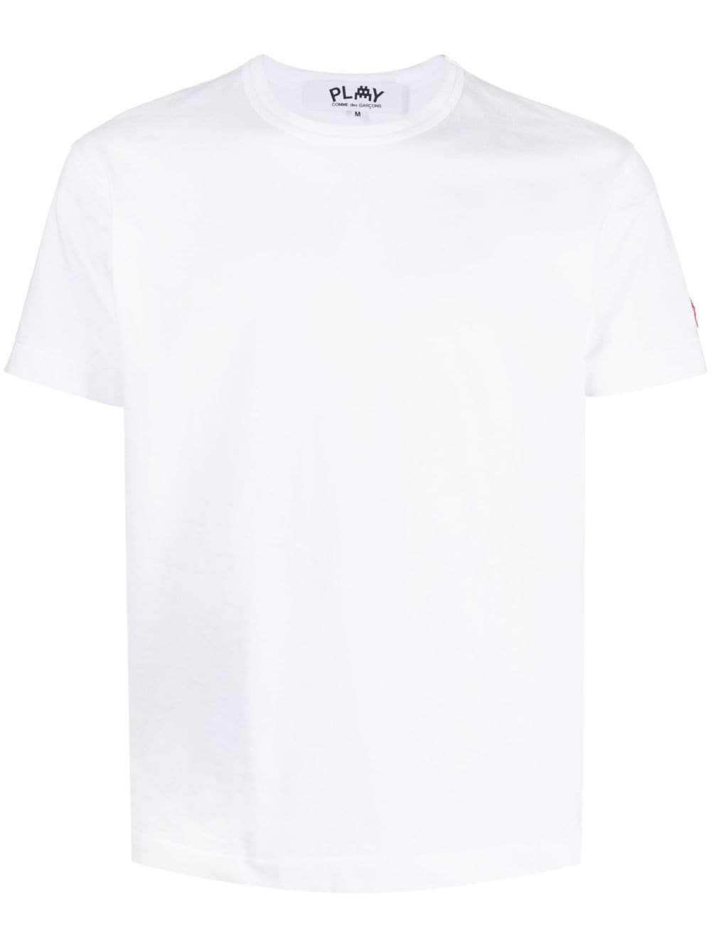 PLAY COMME DES GARCON Comme Des Garçons Play Logo-Patch T-Shirt