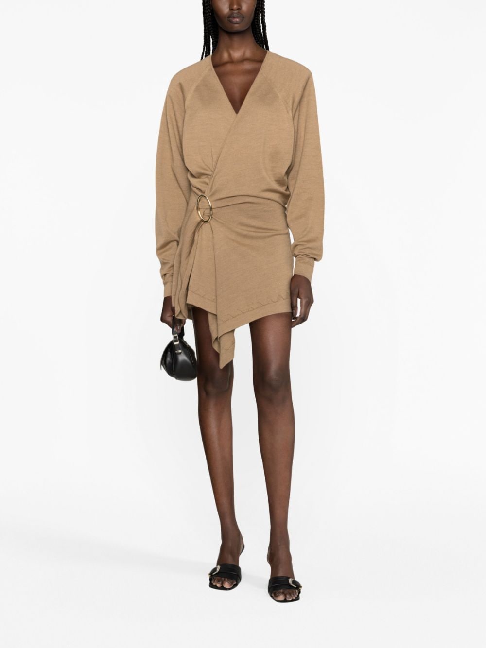 ATTICO The Attico Hurely Wrap Minidress