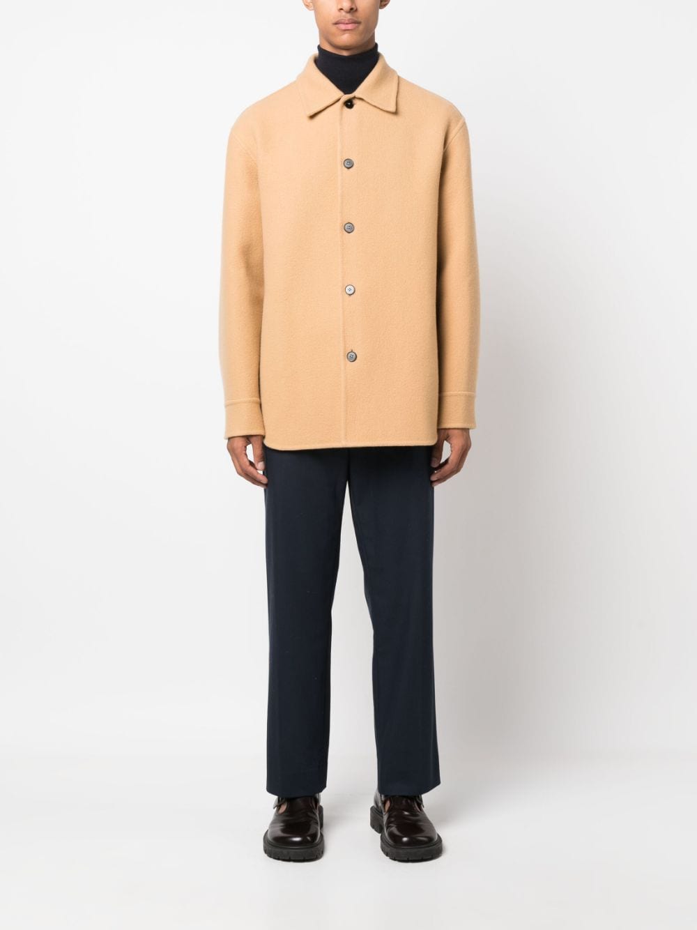 JIL SANDER button-up long-sleeved shirt jacket