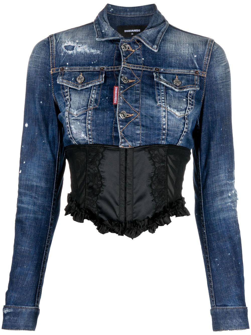 DSQUARED2 DSQUARED2 Denim Bodice Jacket