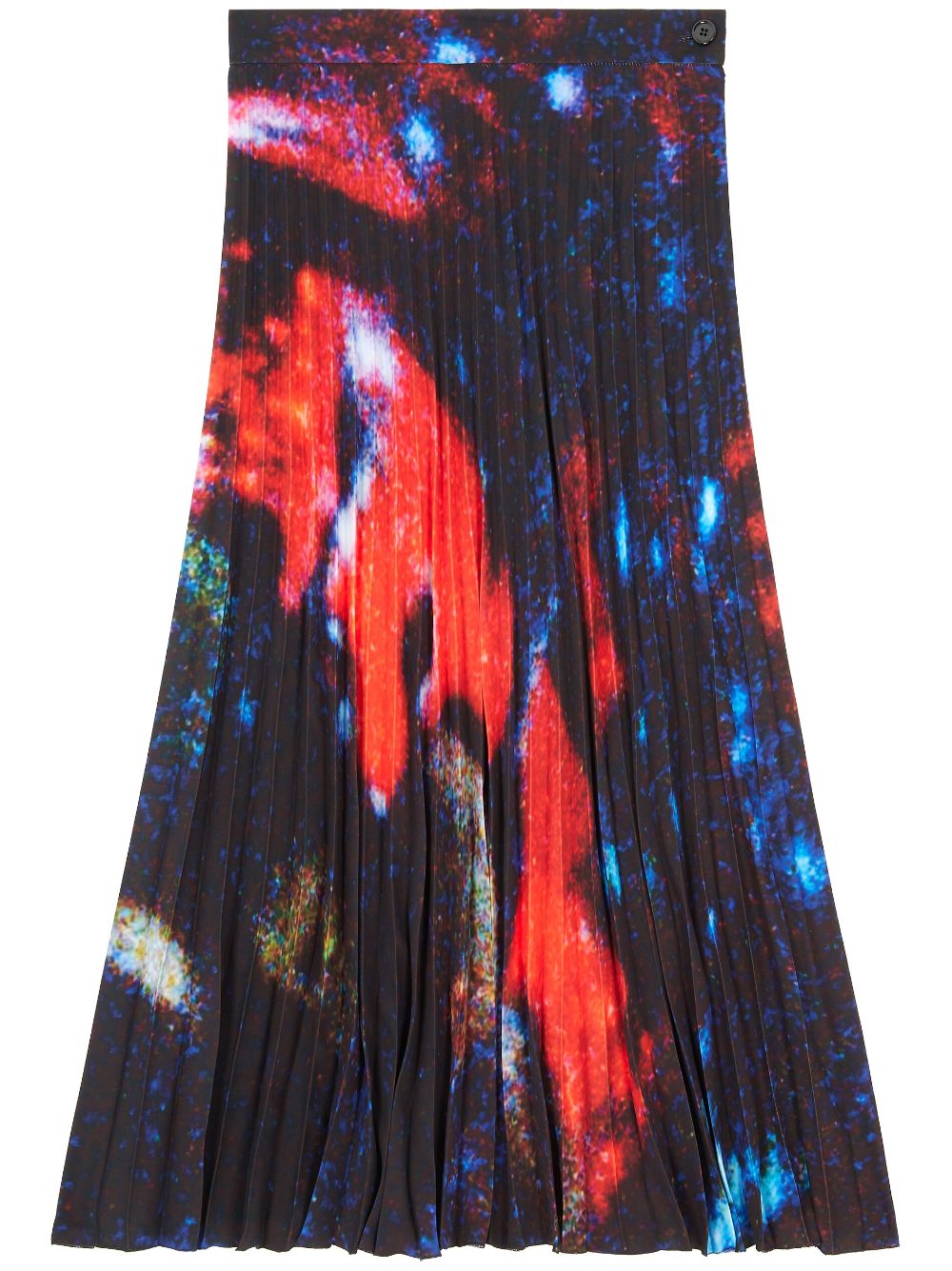 MAISON MARGIELA MM6 Maison Margiela Abstract-Print Pleated Skirt
