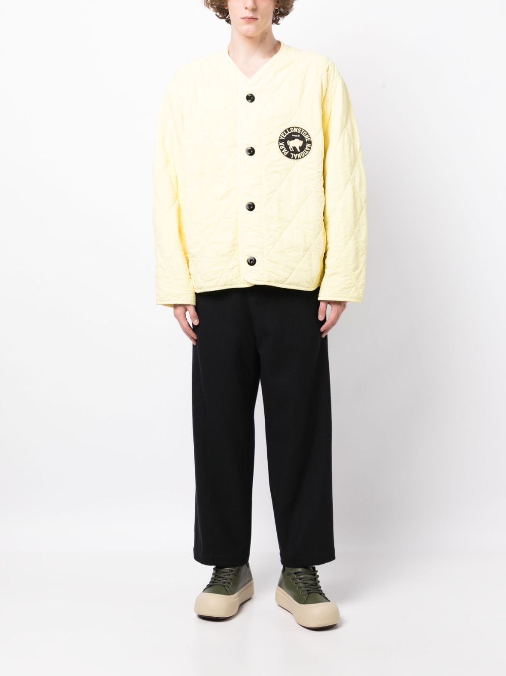 OAMC OAMC Wide-Leg Wool-Cotton Trousers