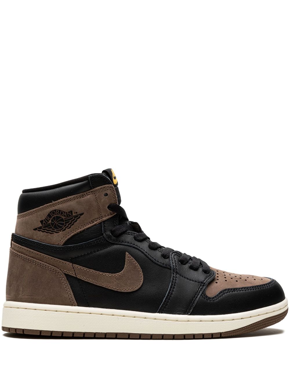 black and brown jordan 1