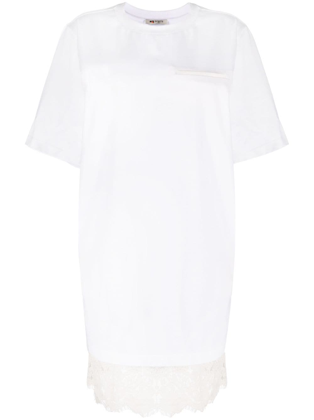 chinese dress ladies Nora T-Shirt Dress in Ice Melt L / Ice Melt