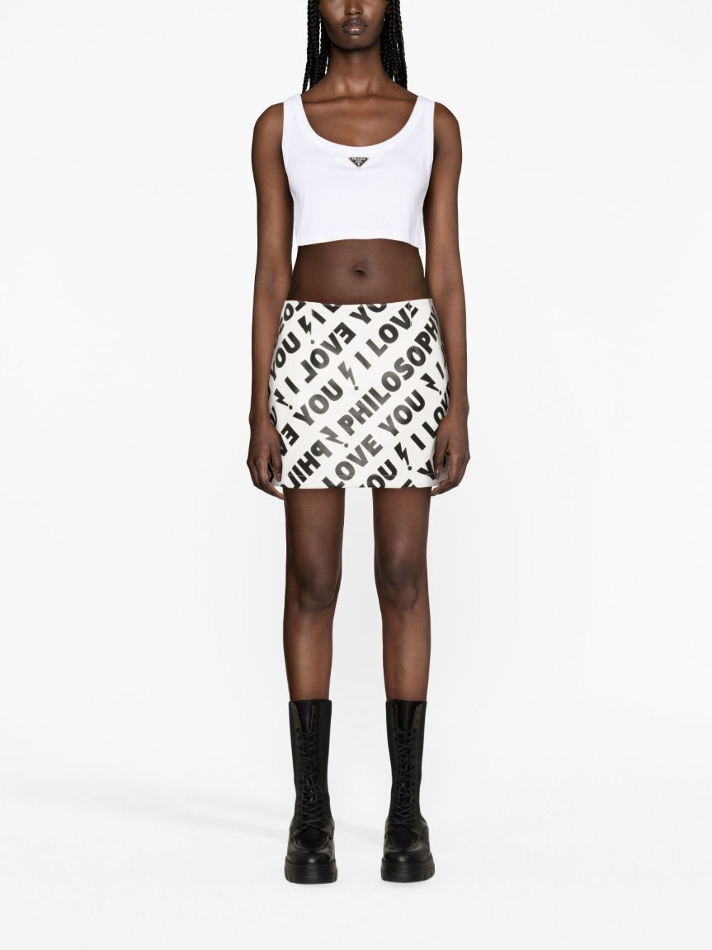 PHILOSOPHY DI LORENZO SERAFINI Philosophy Di Lorenzo Serafini Graphic-Print Mini Skirt