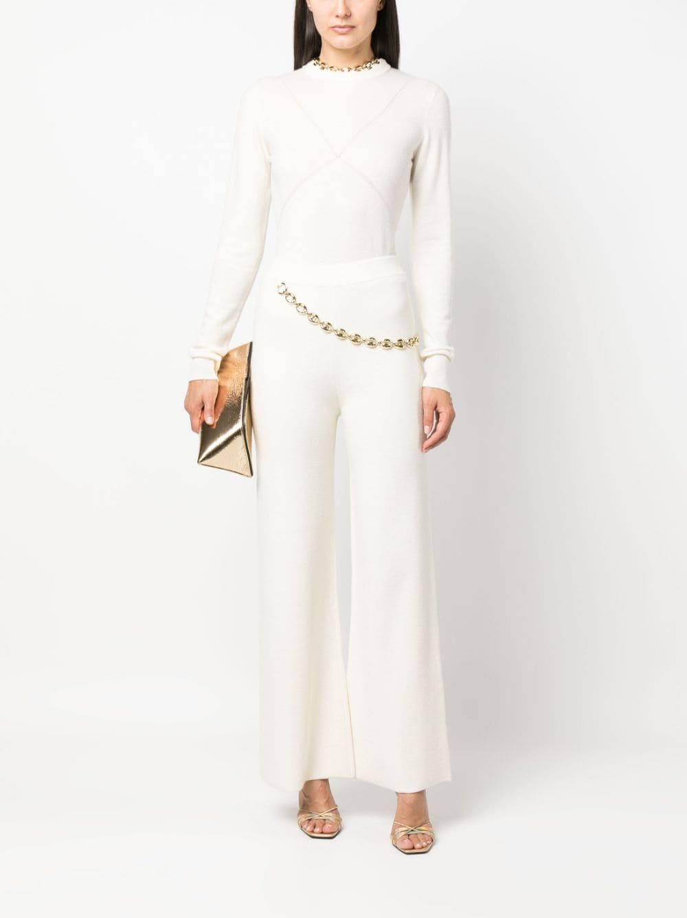 PACO RABANNE Rabanne Chainmail-Detail Trousers