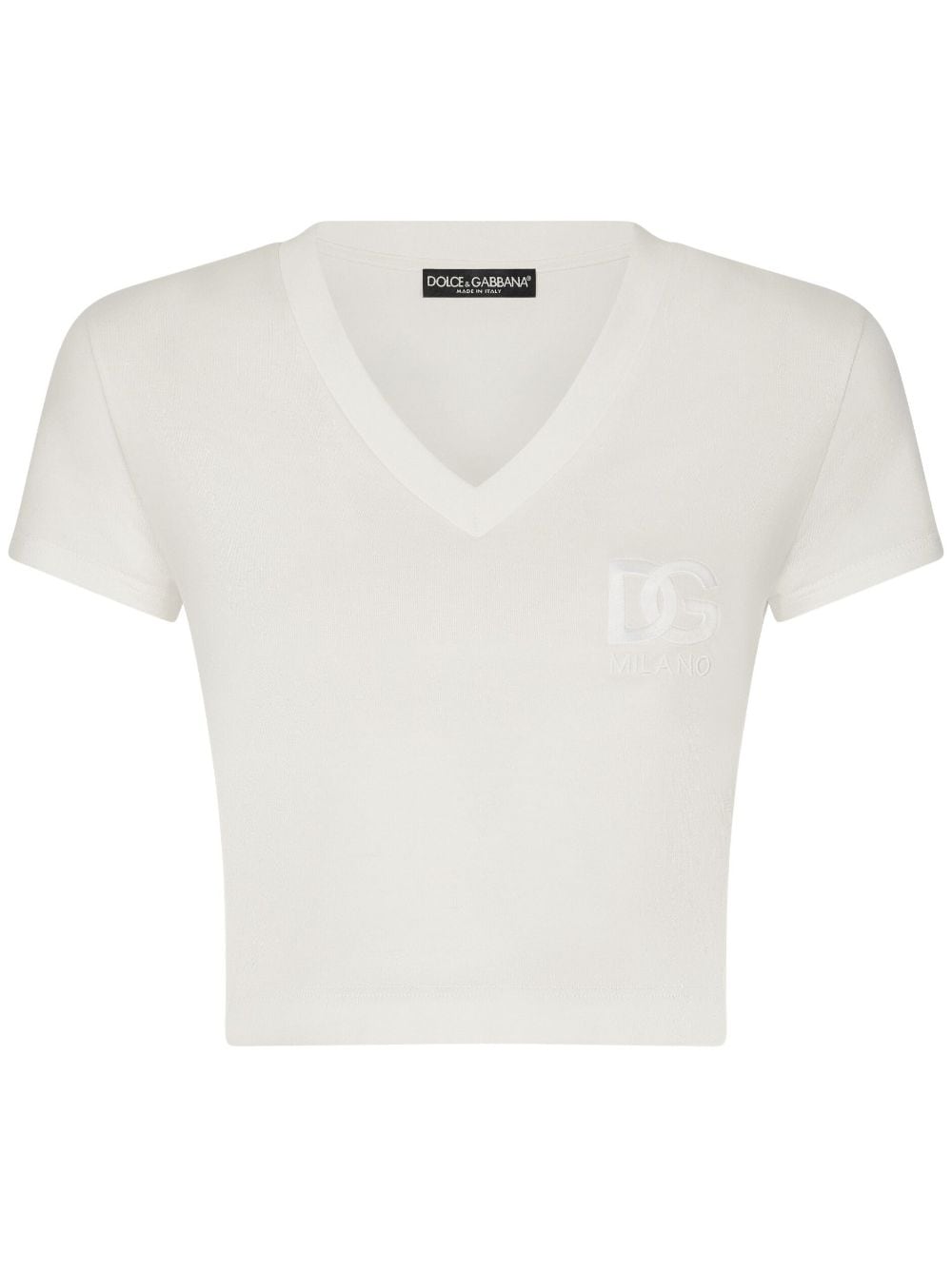 DOLCE & GABBANA Dolce & Gabbana Logo-Embroidered T-Shirt