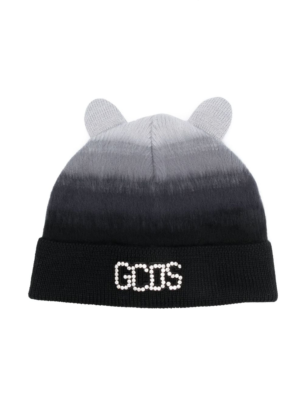 Gcds Teddy Gradient-Effect Beanie In Black - 30% Off  display picture 1