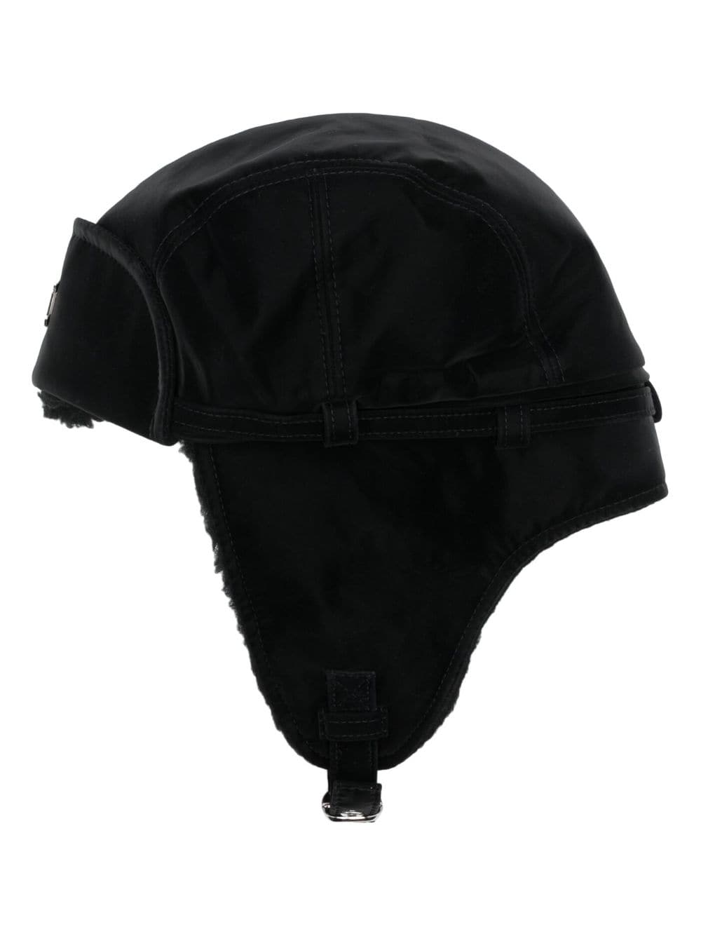 Misbhv Logo-Embroidered Aviator Hat In Black - 17% Off 