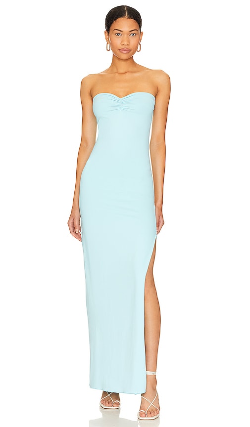 Indah Anabel Maxi Tube Dress In Baby Blue In Milu - 30% Off | Editorialist