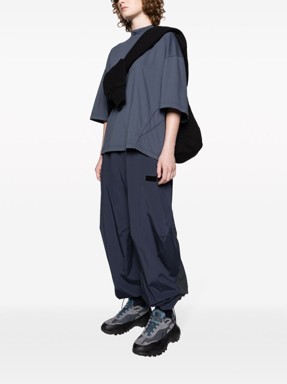 REEBOK Piped-Trim Cotton T-Shirt