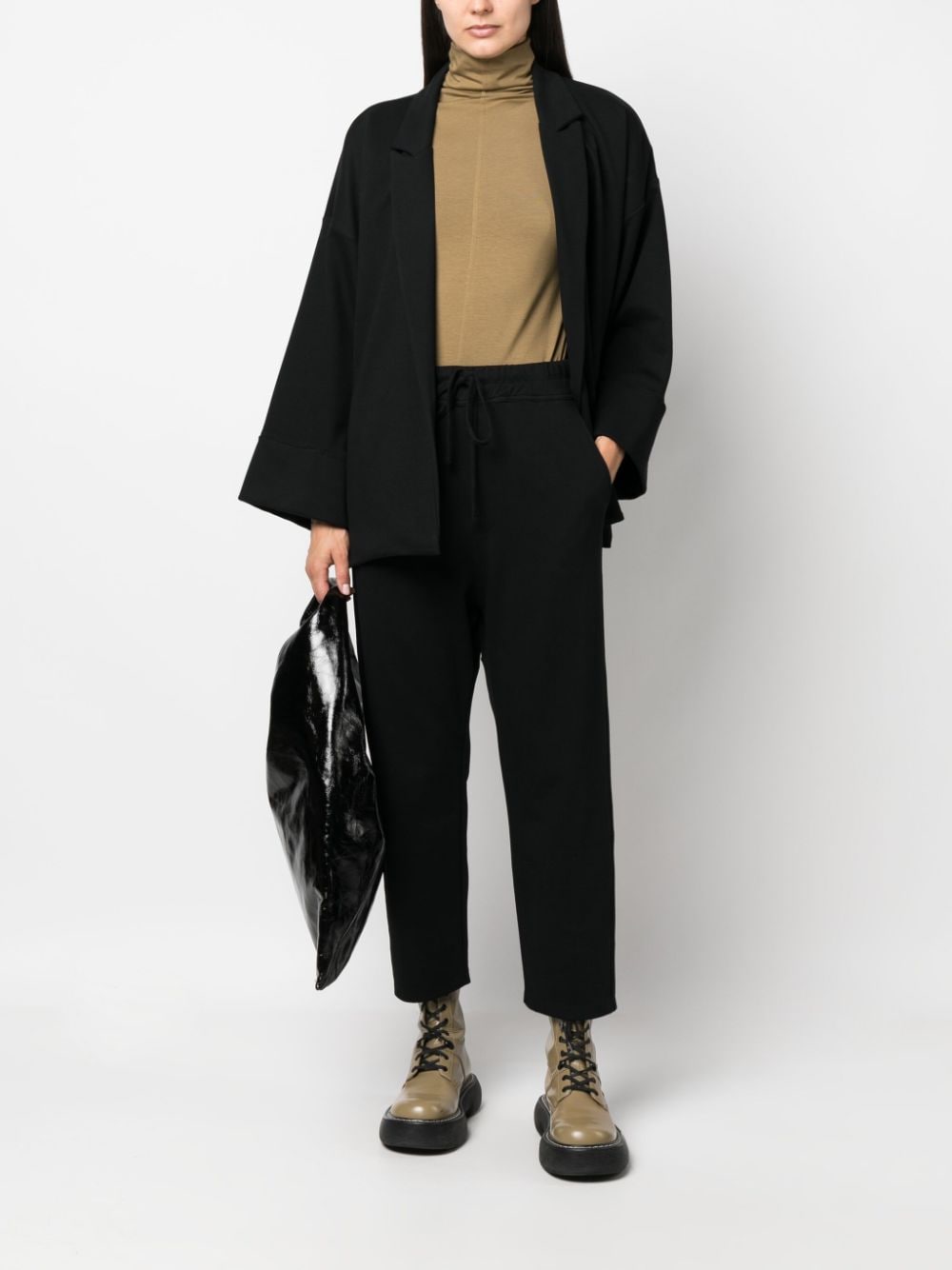 THOM KROM Roll-Neck Half-Sleeved T-Shirt