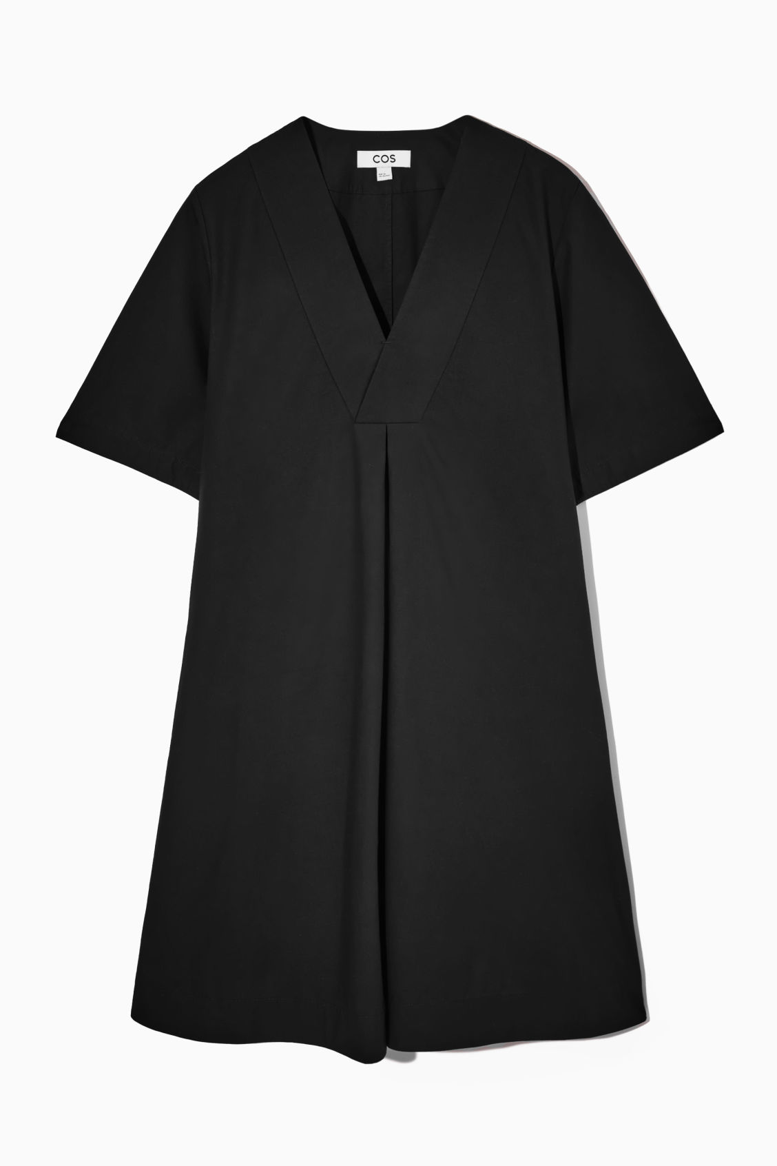 cos deep v neck dress Buy Pleated V-neck - Black At 60% Off 2ND DECEMBER 2022 - Badge:SHIPS FREE Dress endource back silhouette Choose a size:Medium