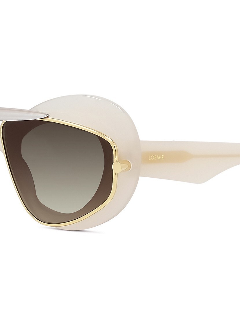 LOEWE Double Frame 47MM Geometric Sunglasses $490 Loewe Double Frame 47MM Geometric Sunglasses - Accessories  main image 4