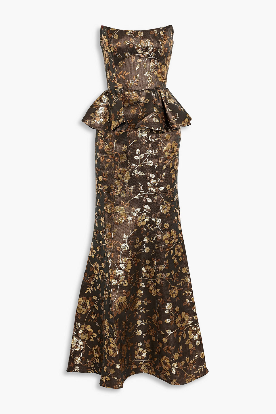 green emerald velvet dress Marchesa Notte - Black & Gold Cheetah Print Silk Dress Sz 6