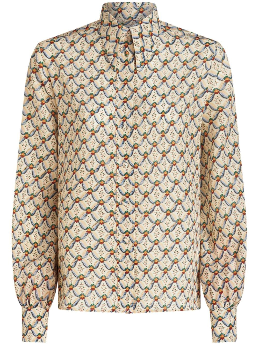 ETRO ETRO Floral-Print Silk Shirt