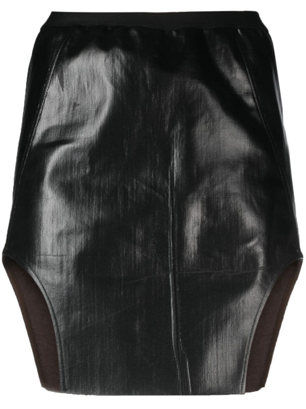 RICK OWENS Rick Owens High-Waist Above-Knee Skirt