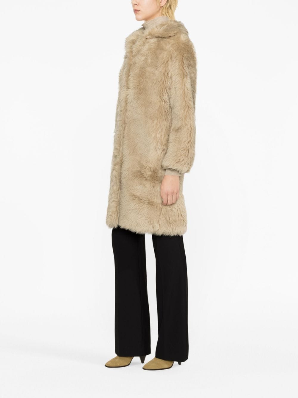 YVES SALOMON Faux-Fur Coat