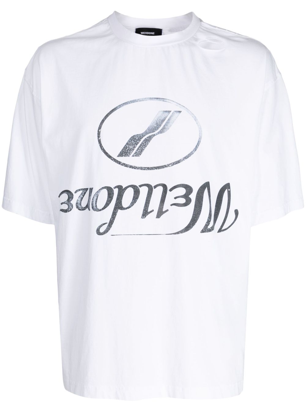 WE11DONE logo-print cotton t-shirt