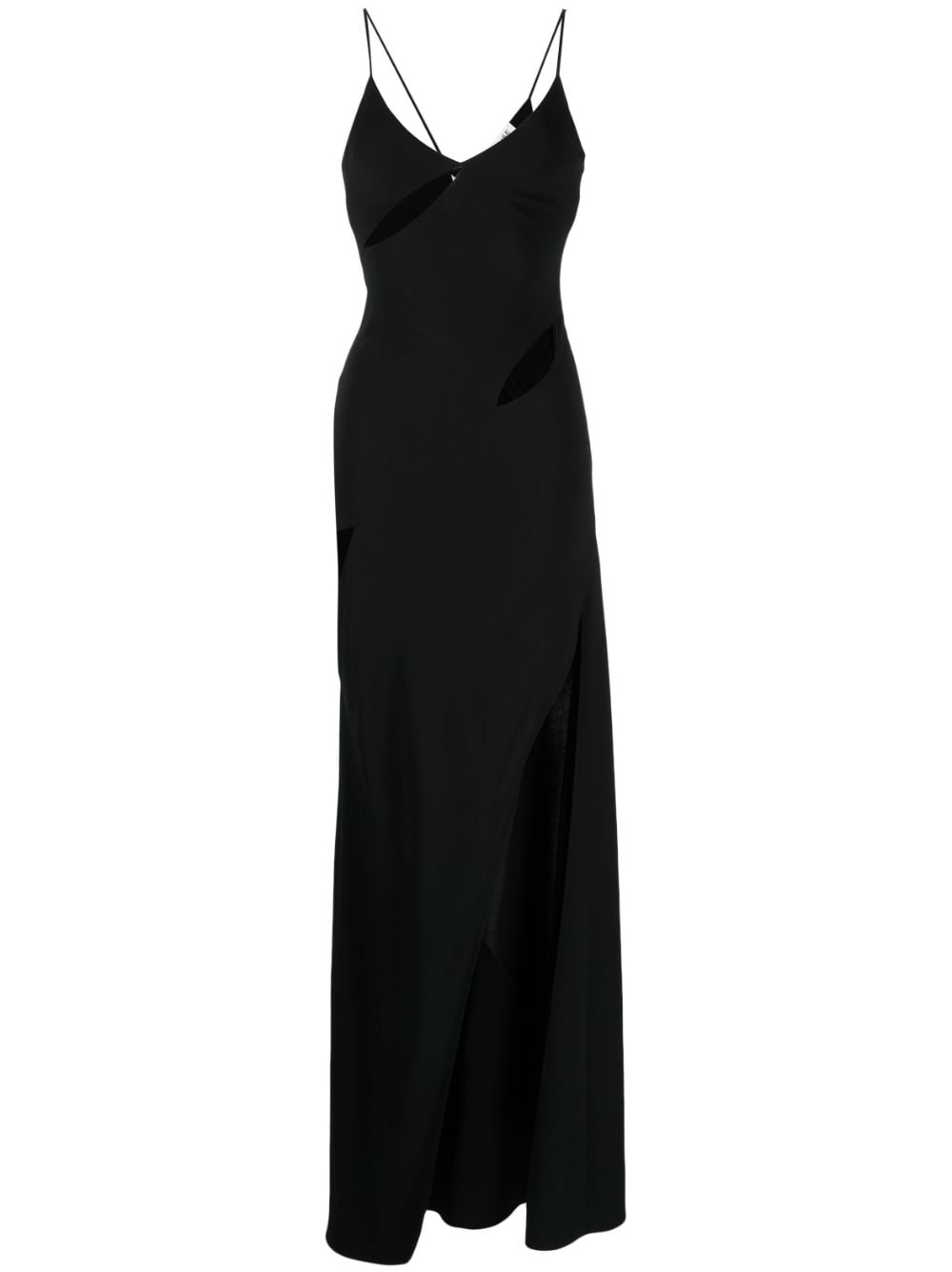 monse cut out detailing maxi slip dress Montce: Petal Long Slip Dress