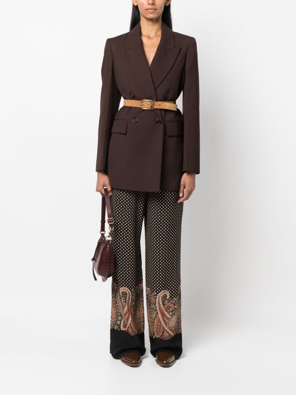 ETRO ETRO Paisley-Print Wide-Leg Trousers
