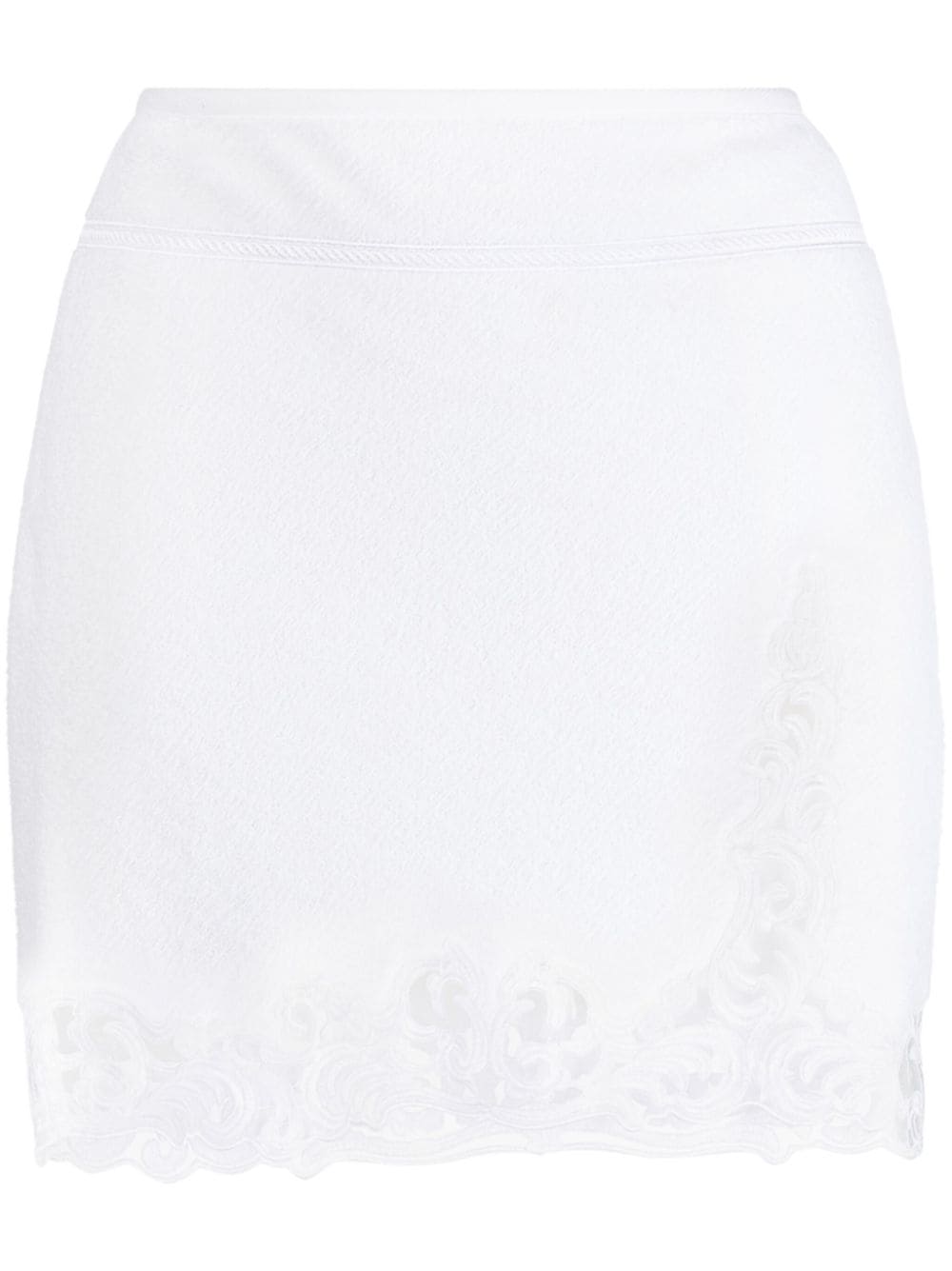 ALEXANDER WANG Alexander Wang Corded-Lace High-Waist Mini Skirt