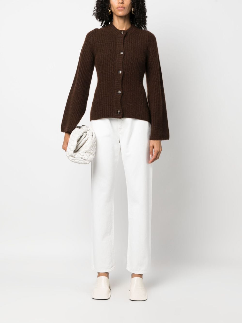 LOULOU DE SAISON LouLou de Saison Wular High-Rise Straight-Leg Jeans