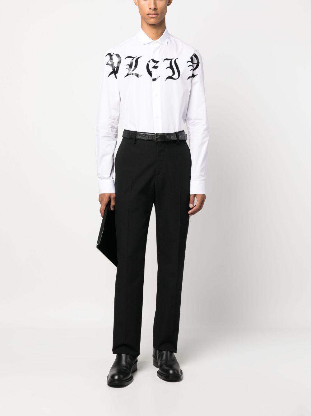 PHILIPP PLEIN sugar daddy logo-print shirt