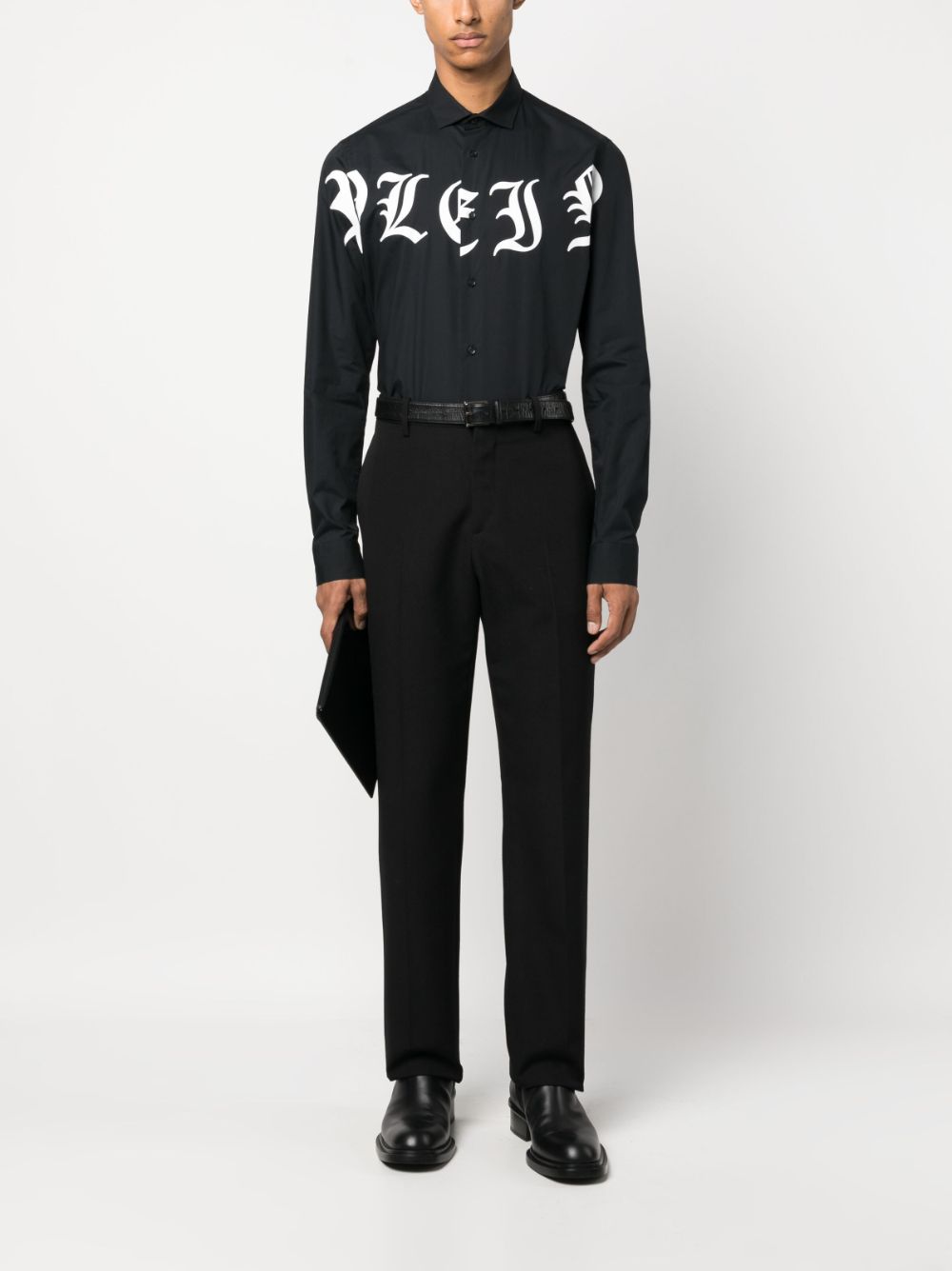 PHILIPP PLEIN sugar daddy logo-print shirt