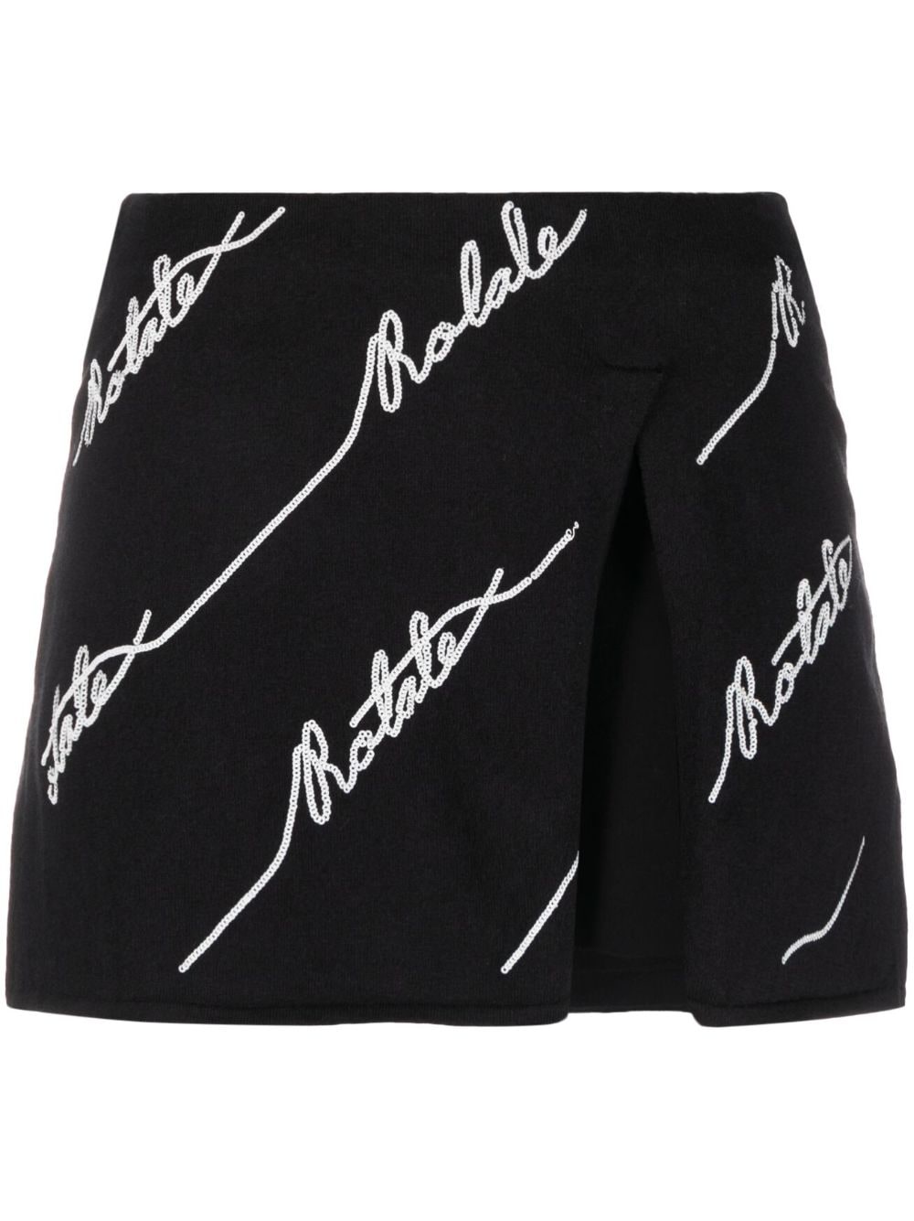 ROTATE BY BIRGER CHRISTENSEN ROTATE BIRGER CHRISTENSEN Logo-Embellished Miniskirt