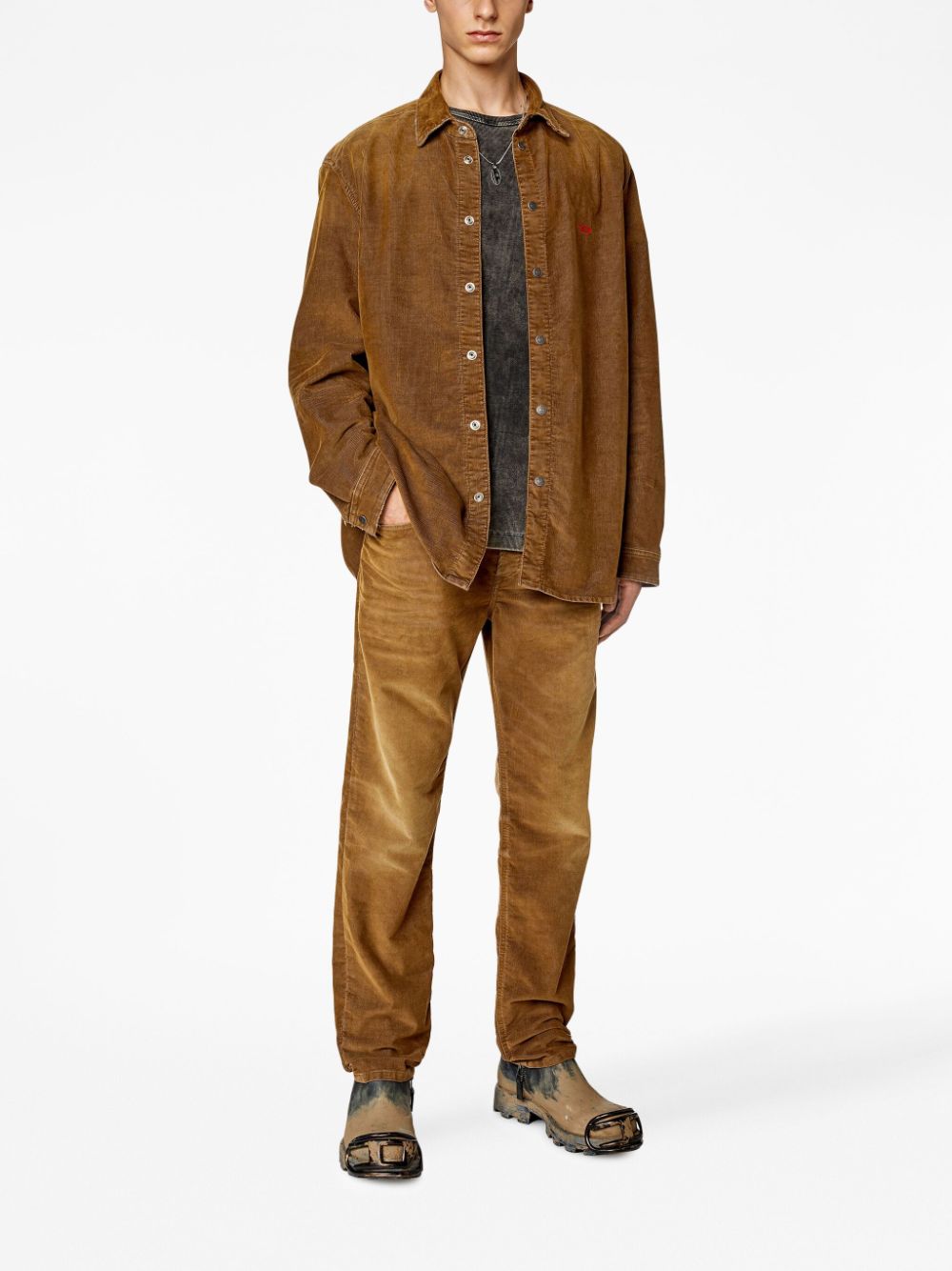 DIESEL® d-simply-over corduroy shirt