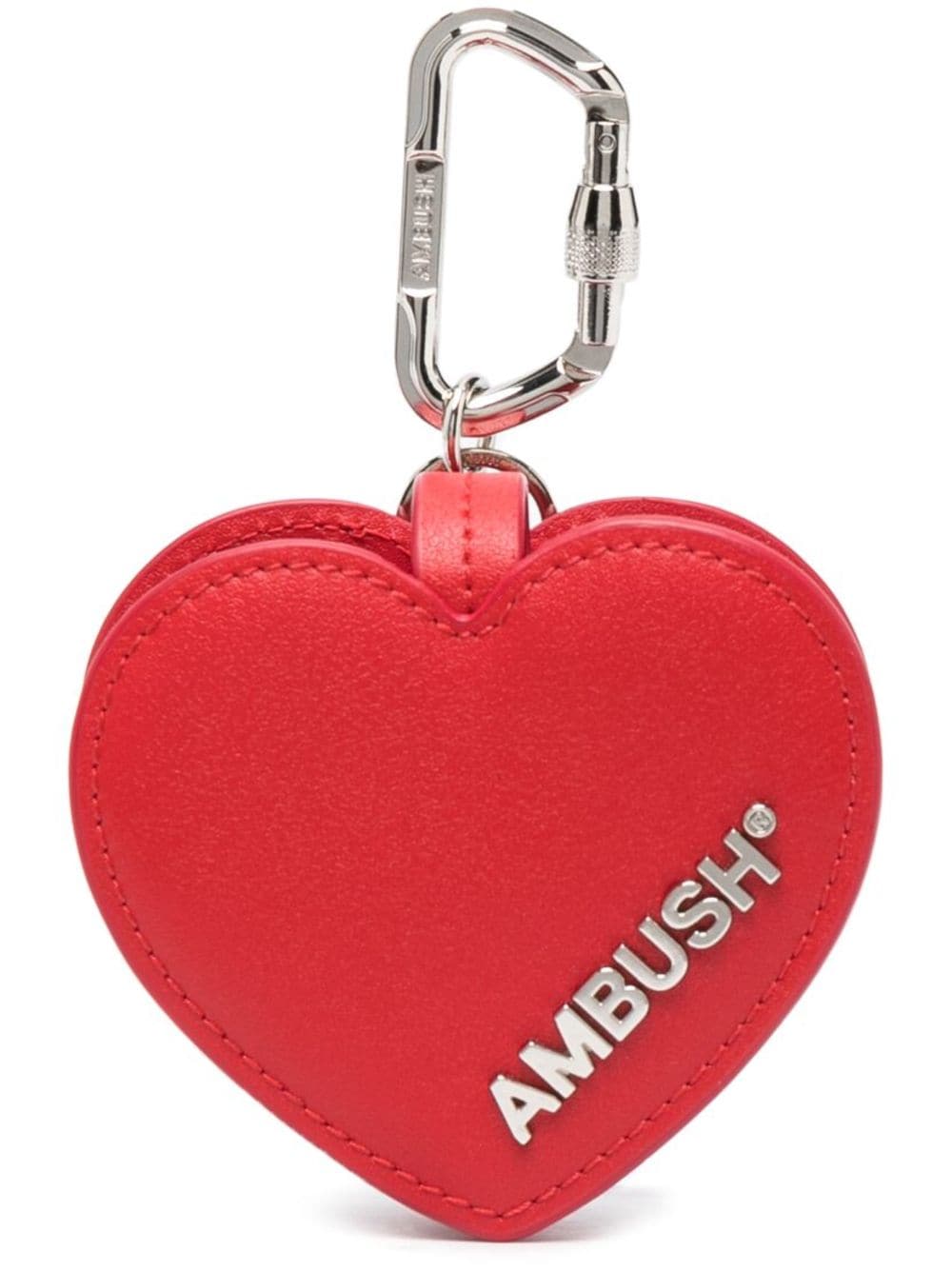 Ambush Heart Leather Airpods Case - Red | Editorialist