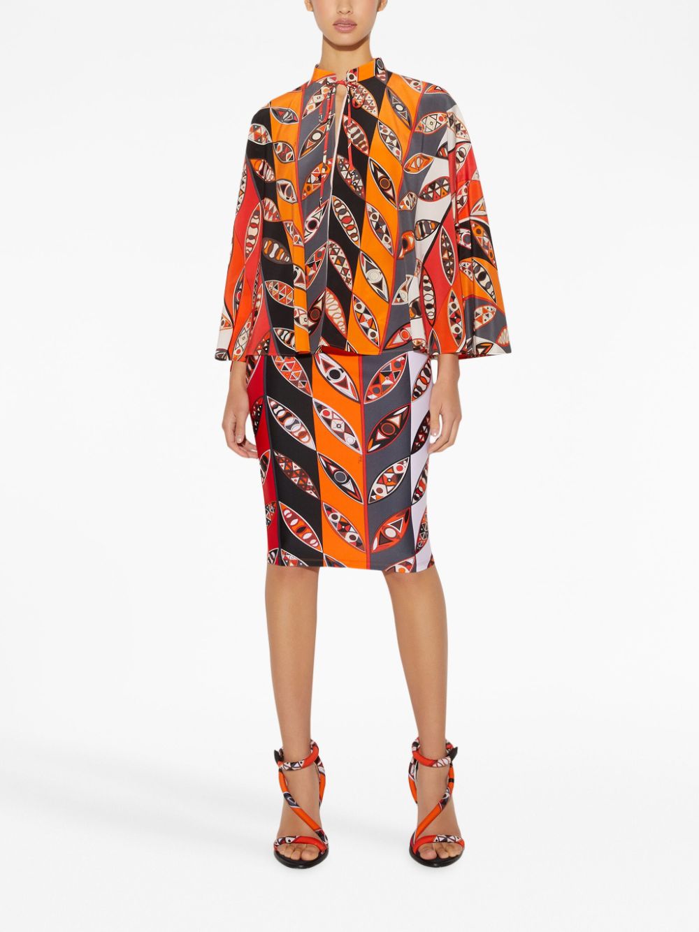 EMILIO PUCCI Girandole-Print Blouse