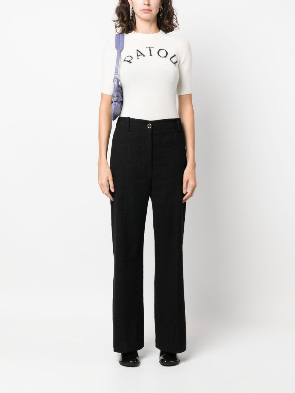 PATOU Patou Iconic Long Wide-Leg Trousers