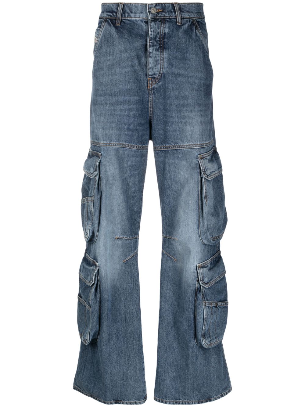 Buy DIESEL® D-sire Relaxed Fit Cargo Jeans - Blue At 40% Off