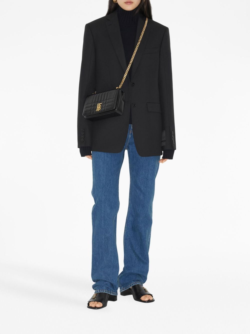 BURBERRY Burberry High-Waisted Straight-Leg Jeans