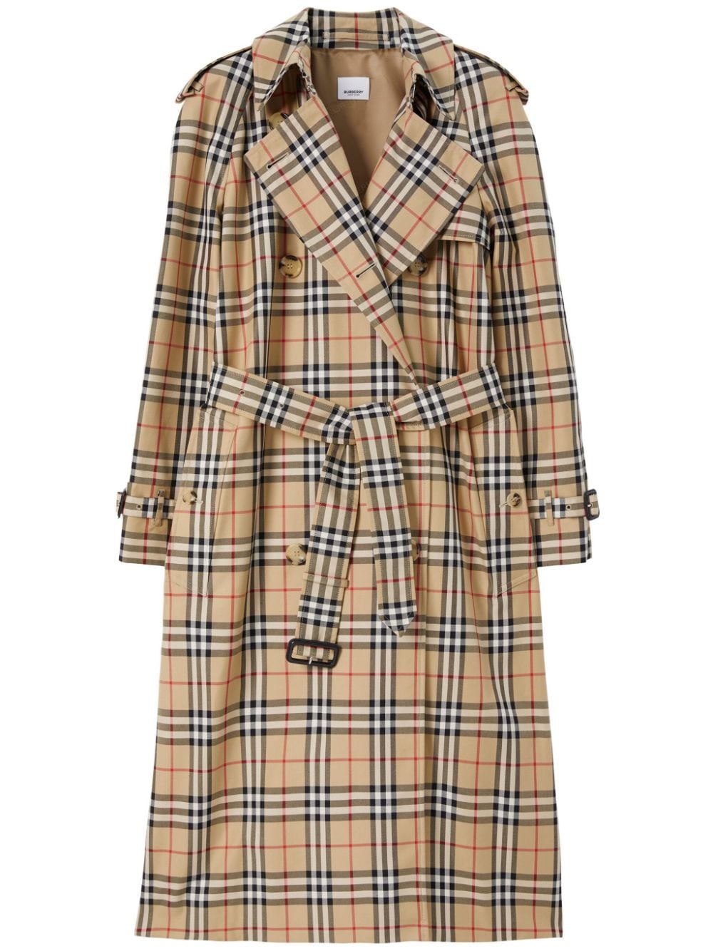 BURBERRY Burberry Pleated Midi Skirt in Check