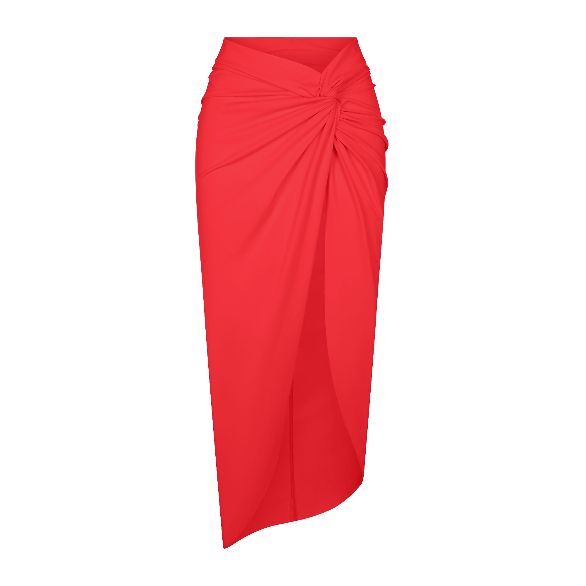 Skims Signature Swim Sarong Skirt - Almond | Editorialist
